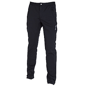 Swix Men's Standard Lillehammer Insulated Windproof Water-Resistant Breathable Stretchy Active Pants, Black, Large