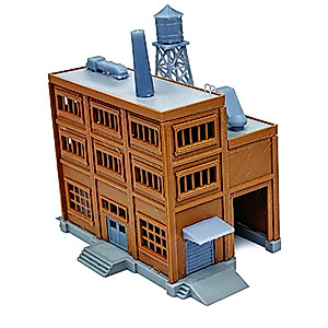 Outland Models Railroad Layout Large Factory with Inside Loading Dock 1:160 N Scale