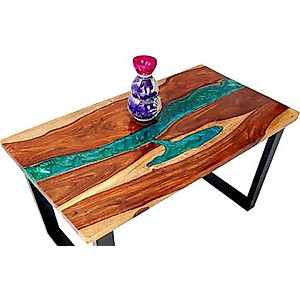 Epoxy Table, Epoxy Resin River Table, Live Edge Wooden Table, Natural Wood,Dining table, Natural Epoxy Table, Resin Table