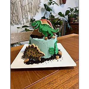 Dinosaur Cookie Cutters for Kids By Garloy,3 Sets Dino Cookie Cutters With T-Rex Stegosaurus Triceratops Skeleton Fossil