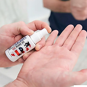 Billy Jealousy Beard Oil for Men, Weightless, Low Shine, and Hydrating Beard Moisturizer for Softer Hair, Helps Prevent Itching and Flakes, USA Edition, 2 Fl Oz