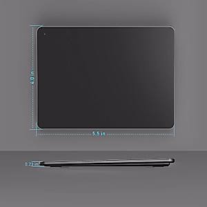 VssoPlor Trackpad, High Precision Touchpad for PC, Ultra Slim Portable Aluminum USB Wired Trackpad Mouse with Multi-Touch Navigation for Windows 7/10 Laptop Notebook Desktop Computer