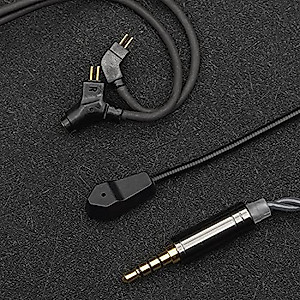 HiFiGo Kinera Celest RUYI Earphone IEMs Cable with Boom Mic for Gaming, Live Streaming, with 3.5mm Plug (0.78 2Pin)