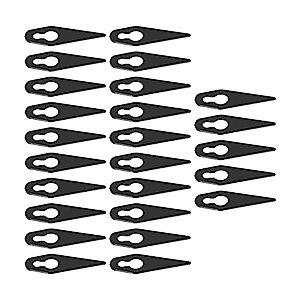 Plastic Trimming Blade, High Reliability Good Stability Grass Trimmer Replacement Blades for Garden Devices (Black)