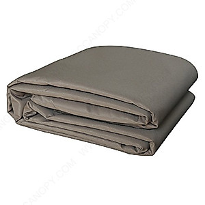 ABCCANOPY Gazebo Replacement Curtain 10'x12' - Universal Privacy Side Wall for Outdoor Gazebo, 1 Panel Only (Brown)