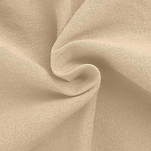 Capri Pants for Women Casual 2023 Summer Drawstring Elastic High Waist Linen Pant Straight Wide Leg Cropped Trouser Women Casual Pants Khaki 2X