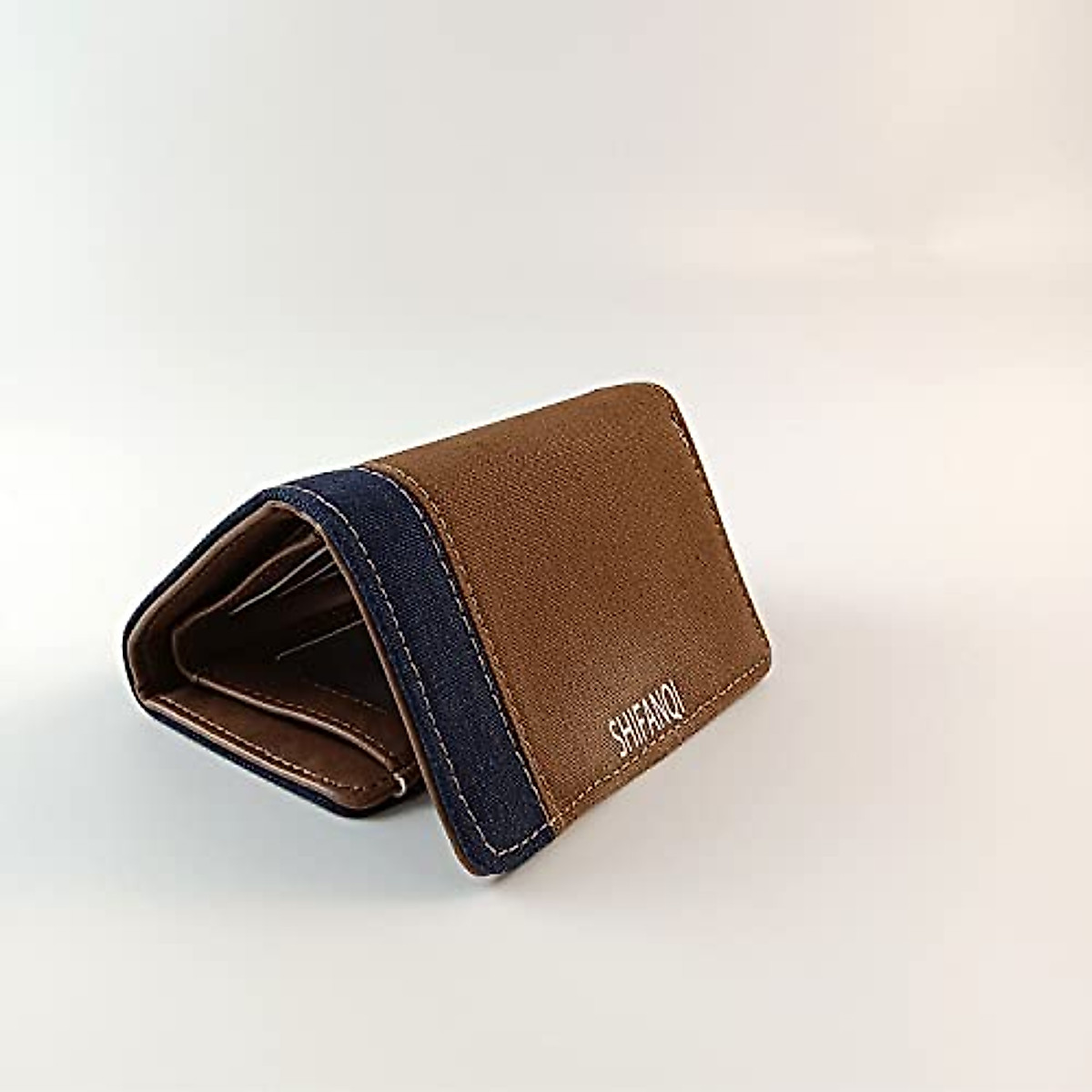 SHIFANQI wallet-Blocking Leather Bifold Wallet