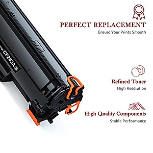 Toner Kingdom Compatible Toner Cartridges Replacement for HP 83A CF283A 83X CF283X for HP Laserjet Pro MFP M127fw M125nw M125a M127fn M201n M201dw M225dn M225dw Printer(Black, 4-Pack)