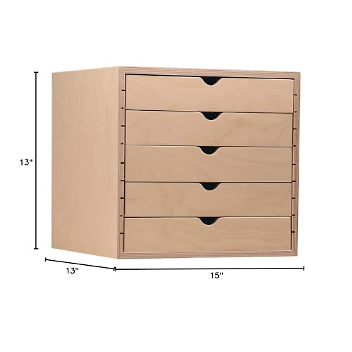 Stamp-n-Storage Drawer Cabinet - 5 Double 2" Drawers (will fit IKEA Kallax Shelving Unit)