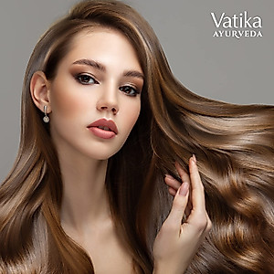 Vatika Ayurveda Moisturizing Shampoo For Dry, Damaged, Frizzy and Curly Hair, Deep Hydration & Moisture For Scalp and Hair Health - Natural Oils from Licorice Root & Bacopa Monnieri, 400 ml (For Vatā)