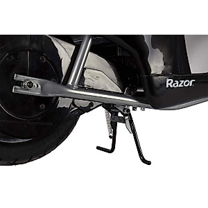 Razor Pocket Mod Vapor 24 Volts Electric Retro Scooter High Torque Chain Driven Motor and Spoked with Pneumatic Tires for 13 Years Old and Up, Black