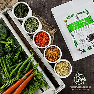 Dr. Harvey's Veg-to-Bowl Dog Food, Human Grade Dehydrated Base Mix for Dogs, Grain Free Holistic Mix, Trial Size (6.5 Oz)