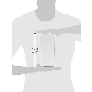 rotho World Create 69002 ViV Storage Container, 50.1 fl oz (1,500 ml), Pasta Container, Square, Dishwasher Safe