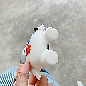 VARWANEO Case for Airpods Pro, Soft PVC 3D Cute Funny Fun Cartoon Ghost Busters Design Kawaii Airpods Cover Case with Keychain, Cool for Kids Teens