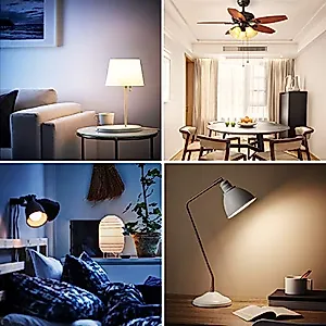 ILC RGB LED Color Changing Light Bulb, 40W Equivalent, 450LM, 2700K Warm White 5W E26 Screw Base RGBW, Flood Light Bulb- 12 Color Choices - Timing Infrared Remote Control (4 Pack)