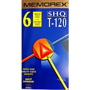 Memorex SHQ T-120 6 Hour Blank VHS Tape Super