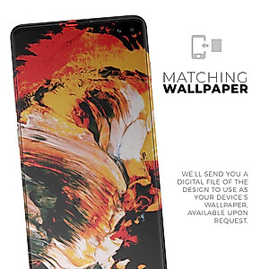 DesignSkinz Liquid Abstract Paint V69 Protective Vinyl Decal Wrap Skin Cover Compatible with The Samsung Galaxy S20 (Screen Trim & Back Glass Skin)