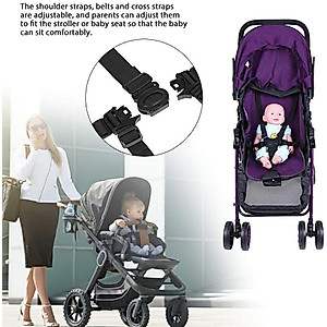Holder Replacement Safety Security Belts Stroller Children Pushchair Rotating Protection Adjustable High Chair Straps Universal Baby 5 Point Harness Belt for Wooden Highchair Pram