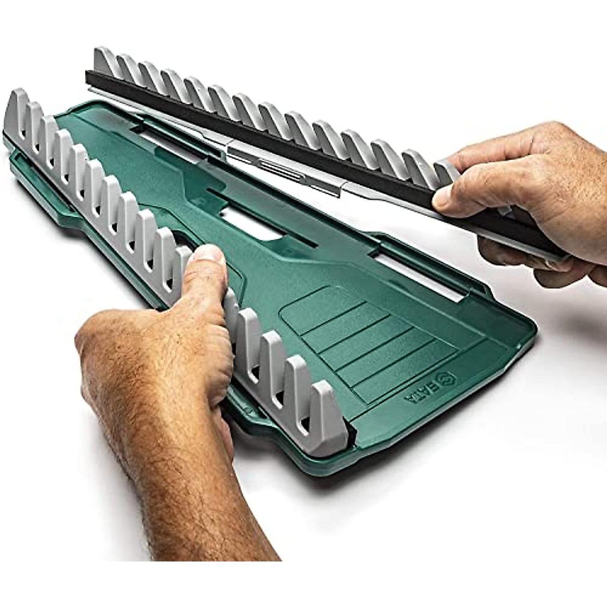 SATA 16-Slot Reversible Wrench Racks, SAE and metric, 2-Pack - ST95411