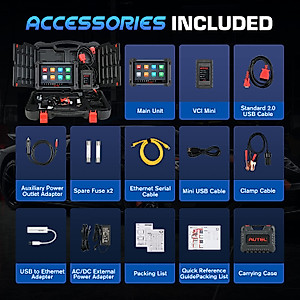Autel MaxiCOM MK908 II w/ $60 MV108S, AutoScan 2.0, 2024 Upgraded of MK908/ MaxiSys MS908S MS906 PRO MS906BT, Advanced ECU Coding Adaption, Active Test, 36+ Services, Support BT506 MV108S FCA AutoAuth