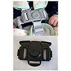 Black 5 Point Harness Buckle Clip Replacement Part for Graco DuetSoothe Swing Rocker Bouncer Seat Safety for Babies, Toddlers, Kids, Children (Buckle ONLY)