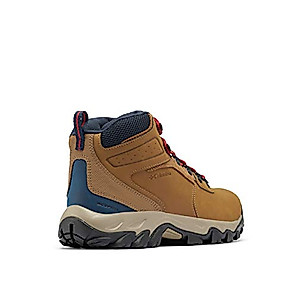 Columbia mens Newton Ridge Plus Ii Waterproof Boot Hiking Shoe, Light Brown/Red Velvet, 12 US