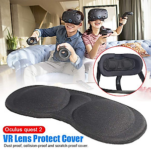 GEZICHTA VR Lens Protect Cover Anti Scratch Dustproof VR Lens Cap for Oculus Quest 2