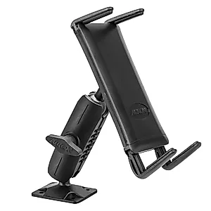 ARKON Mounts - Car Phone Holder | Secure Grip | Heavy Duty | Drill Base Car Phone Mount | Spring-loaded holder expands up to 7.25 inches | For iPhone, Samsung, Google, Nokia, and other Smartphones