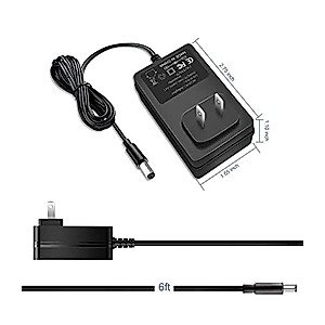 9V AC DC Adapter for Brother P-Touch PT-D210 PT-D200 PT-12 PTH110 Label Maker Replacement AD-24 AD-24ES Charger Power Supply Cord Wall Plug Adapter (6ft Cable)
