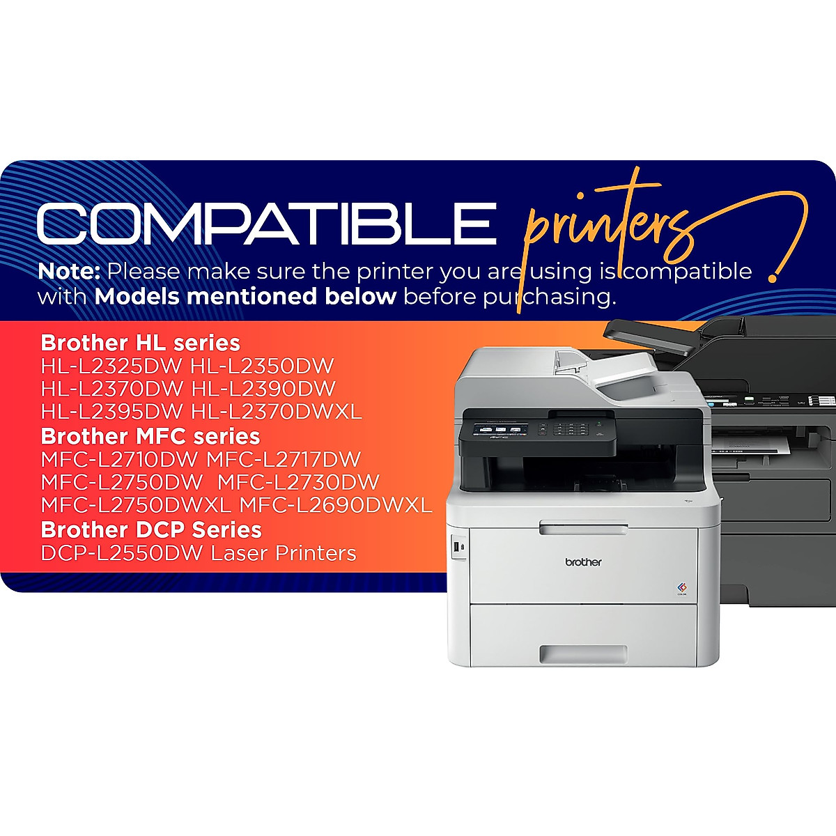 Smart Printink TN660 Toner Cartridge Replacement for Brother TN660 TN-660 TN 660 TN630 Compatible with HL-L2300D HL-L2380DW HL-L2320D DCP-L2540DW MFC-L2700DW MFC-L2685DW Printer (2 Black)