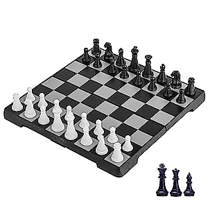 ZeJlo Mini Chess Set, 6.5" Portable Folding Chess Board Magnetic Travel Chess Set for Kids and Adults