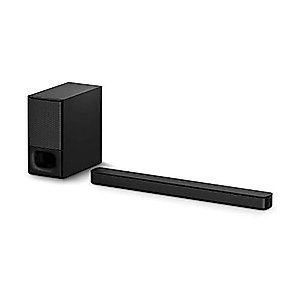 Sony HT-S350 Soundbar with Wireless Subwoofer: S350 2.1ch Sound Bar and Powerful Subwoofer - Home Theater Surround Sound Speaker System for TV - Blutooth and HDMI Arc Compatible Bar Black