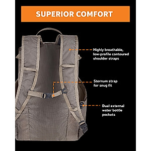 Mystery Ranch In and Out Backpack - Lightweight Foldable Pack, Black 19L