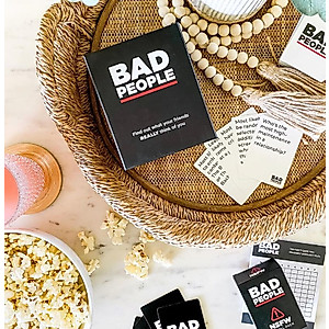 BAD PEOPLE Party Game - Find Out What Your Friends Really Think of You - Hilarious Adult Card Game for Fun Parties and Board Games Night with Your Group