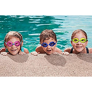 Poolmaster Swim Goggles, Lil' Guppies, 4 Pack
