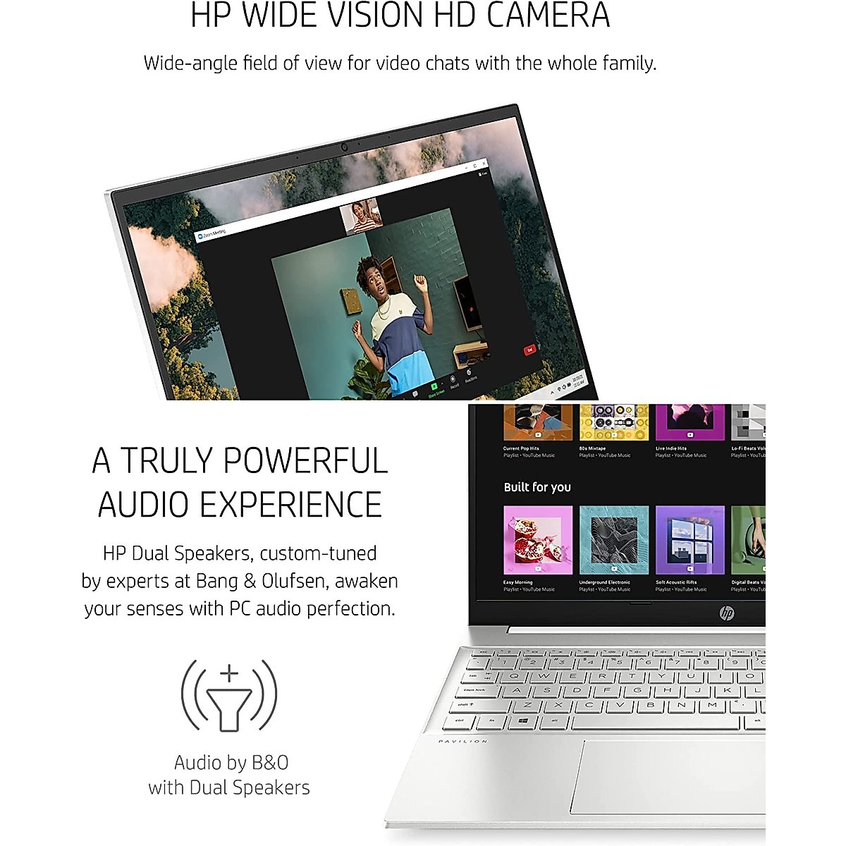 HP 2023 Pavilion 15.6" FHD IPS Touchscreen Laptop 12th Intel 12-Core i7-1260P Iris Xe Graphics 16GB DDR4 1TB NVMe SSD HDMI2.0 WiFi AX USB-C Backlit KB Fingerprint Windows 11 Home w/RE Accessories