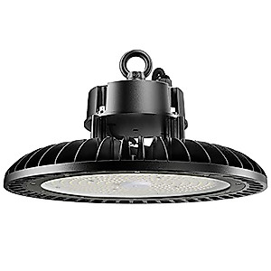 LE UFO LED High Bay Light 150W, 19,000lm 5000K Daylight, 450W HPS Equivalent, 1-10V Dimmable Commercial Warehouse LED Lighting, Waterproof IP65, 100-277V, 110° Beam, Industrial Ceiling Light Fixture