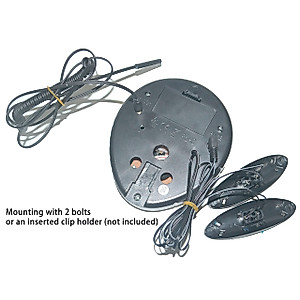 Generic Replacement Monitor Speedometer for Stationary Bikes, Exercise Bike Computer, Heart Rate Tracker, Indoor Bike Monitor LCD (TS JP040), Gray / Black