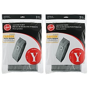 Hoover Type Y Carbon HEPA Bag (4-Pack), AH10165