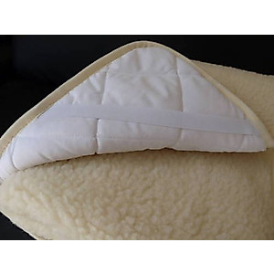 Mattress Topper Sheet Protector Underblanket Extra Thick Mattress pad Cover Woolmark Under Blanket (Full XL 54" x 80" - 140 x 200 cm)