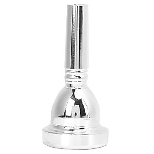 Trombone Mouthpiece, Brass Material 5G Trombone Mouthpiece Trumpet Mouthpiece for Tenor Trombones(Silver 12.7mm)