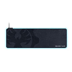 Razer Goliathus Extended Chroma Gaming Mouse Pad: Customizable Chroma RGB Lighting, Soft, Cloth Material, Balanced Control & Speed, Non-Slip Rubber Base, Gears of WAR 5 Edition