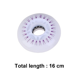 LIOOBO 2 Pcs Flash Roller Skating Wheels Lighted Roller Skates Wheels Roller Skating Shoes Skate Accessories Light up Roller Wheels Led Roller Wheels Pu Wheels Wheel