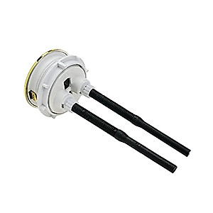Quluxe 48MM Toilet Tank Button Dual Push Flushing Toilet Button Toilet Button Replacement Toilet Flush Button with Thread Diameter- Gold (Pack of 4)
