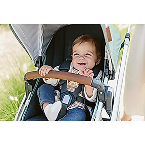 UPPAbaby VISTA V2 Stroller - FINN (deep sea/silver/chestnut leather)