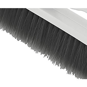 Superio Dual Function Car Snow Brush with Ice Scraper Foam Grip, One Size, Grey