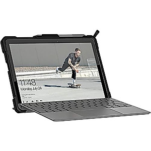URBAN ARMOR GEAR UAG Designed for Microsoft Surface Go 4/ Surface Go 3 / Surface Go 2 / Surface Go Case 10.5" Metropolis Feather-Light Rugged Aluminum Stand Military Drop Tested Cover Black