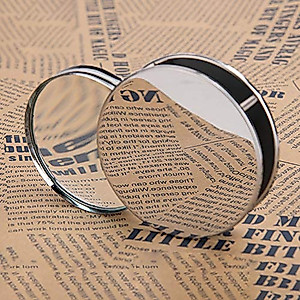 Mini Pocket Magnifier 20X Foldable Handheld Jewelry Loupe with Metal Protective Case Reading Magnifying Glasses for Small Prints,Coins,Science,Low Vision,Gift for Seniors and Kids