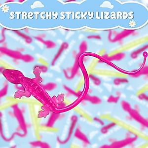 Cbloxtor 48 Pcs Party Favors, Sticky Gecko, Up Balloon, Paper Glasses, Party Favors for Birthday Party, Family Games