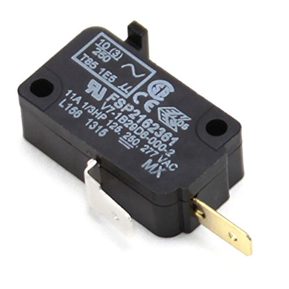 YesParts WP2162361 Durable Refrigerator Microswitch compatible with 2162361 1119206 445177 AH324439